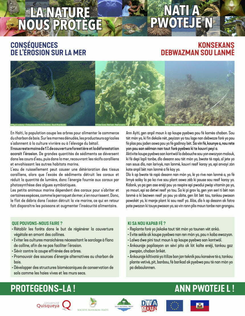 Biodiversity exposition at Universite Quiskeya - Haiti National Trust